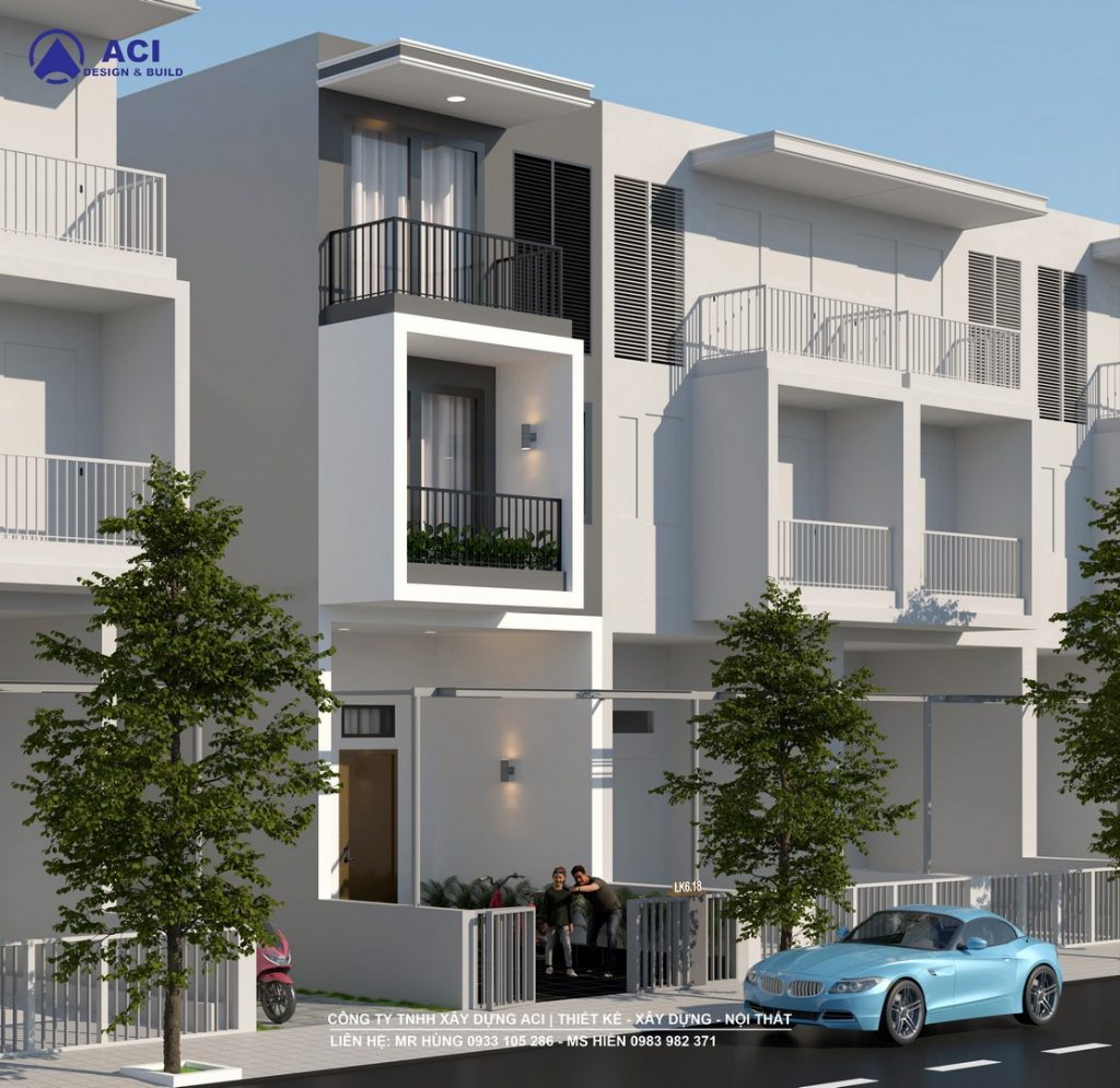 NHÀ PHỐ HIỆN ĐẠI - BÌNH DƯƠNG - Công Ty Xây Dựng ACI